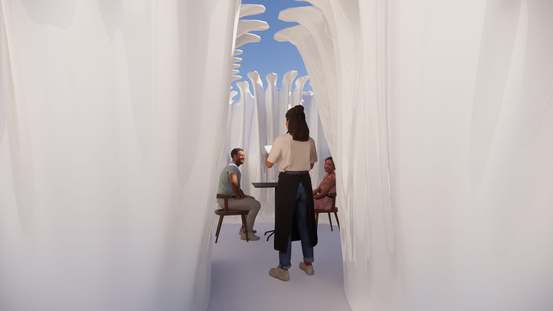 Social distanced Outdoor Dining – Liyang Wang